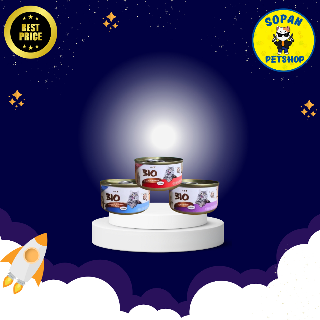 Jual MAKANAN BASAH KUCING BIO KALENG 85 GR ALL VARIAN - WETFOODBIO CAT ...