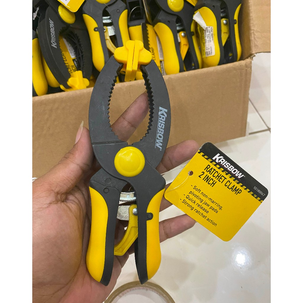 Jual Klem Vise Clamp Krisbow Ratchet Penjepit 5 Cm | Shopee Indonesia