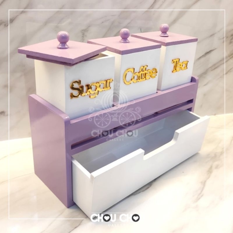 Jual chouchou - Drawer Canister Tempat Bumbu Tempat Gula Laci | Shopee ...