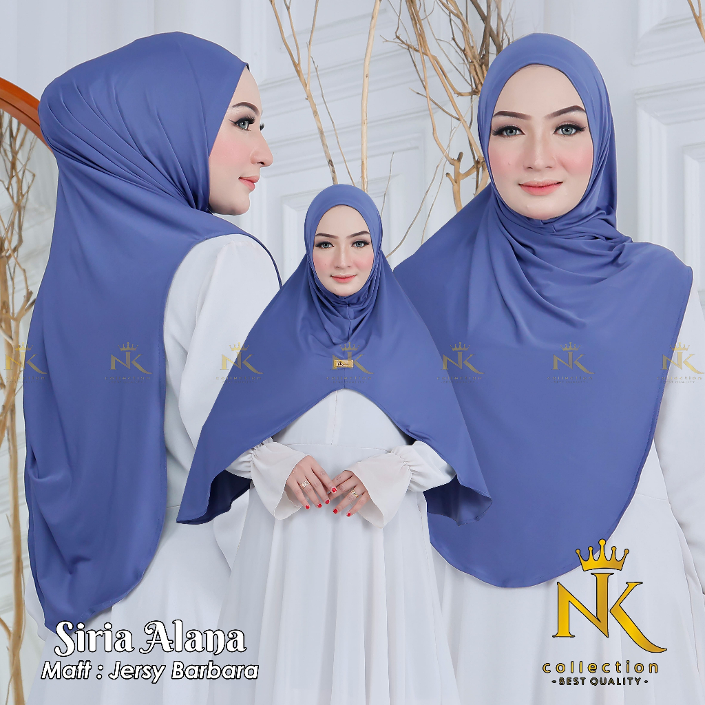 Jual Jilbab Non Pad Siria Alana Jersey Zoya By NK Collections | Shopee Indonesia