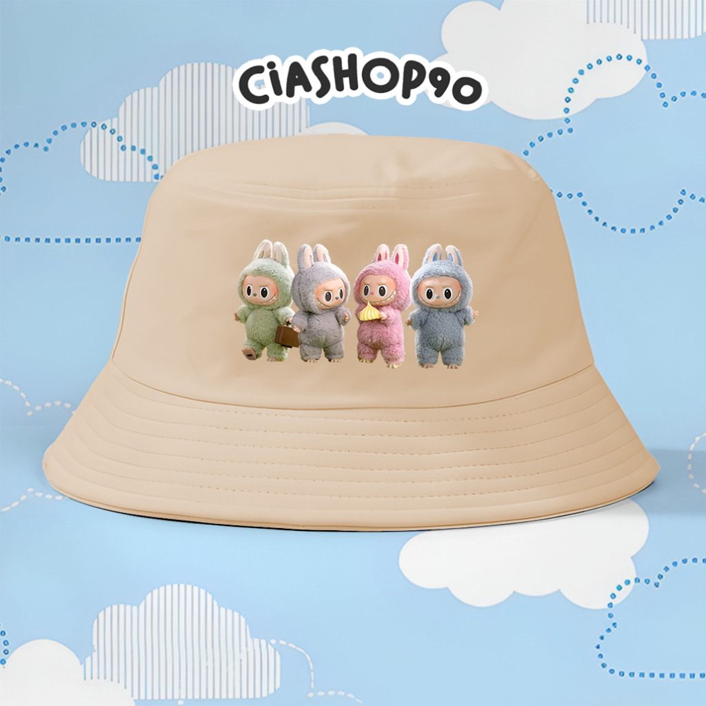 Jual Topi Bucket Anak dan Dewasa Sablon Motif Labubu Four | Shopee ...
