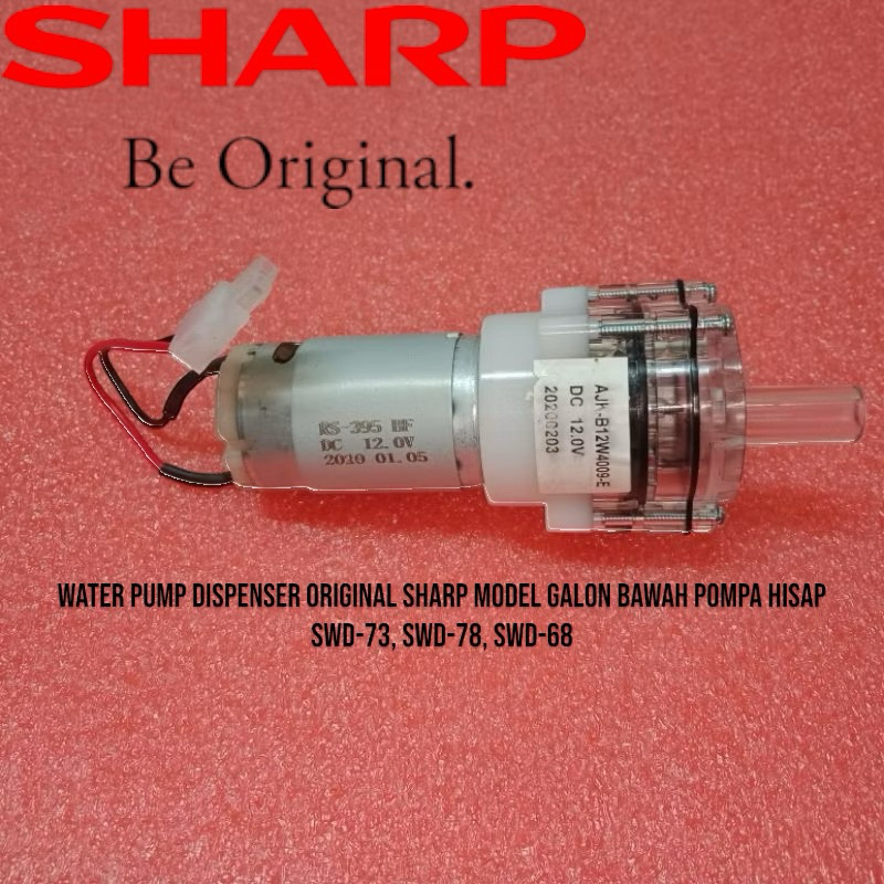 Jual Water pump dispenser original SHARP model galon bawah pompa hisap ...