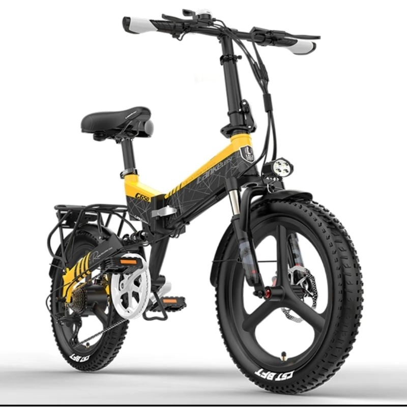 Jual Lankeleisi Sepeda Listrik Lipat Elektrik Bike Smart Moped Deluxe ...