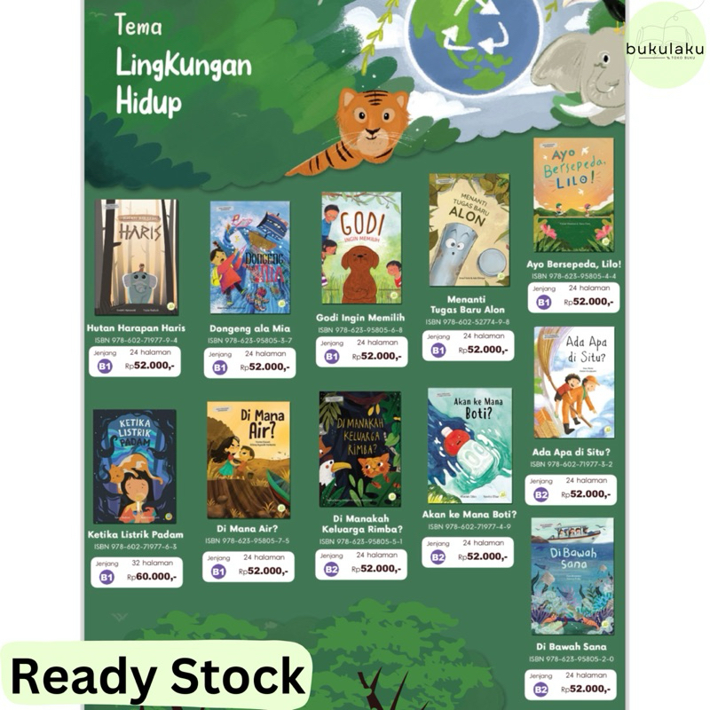 Jual Kaya Baca - Tema Lingkungan Hidup | Shopee Indonesia