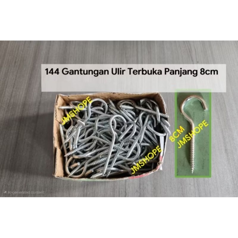 Jual 144 8cm Kawat Pengait Terbuka Tempat Pakan Minum Kandang CH Ayam ...