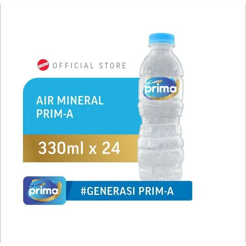 Jual PRIMA 330 ML 330ML 1 DUS ISI 24 BOTOL / AIR MINUM PRIMA 330ML DUS KARTON | Shopee Indonesia
