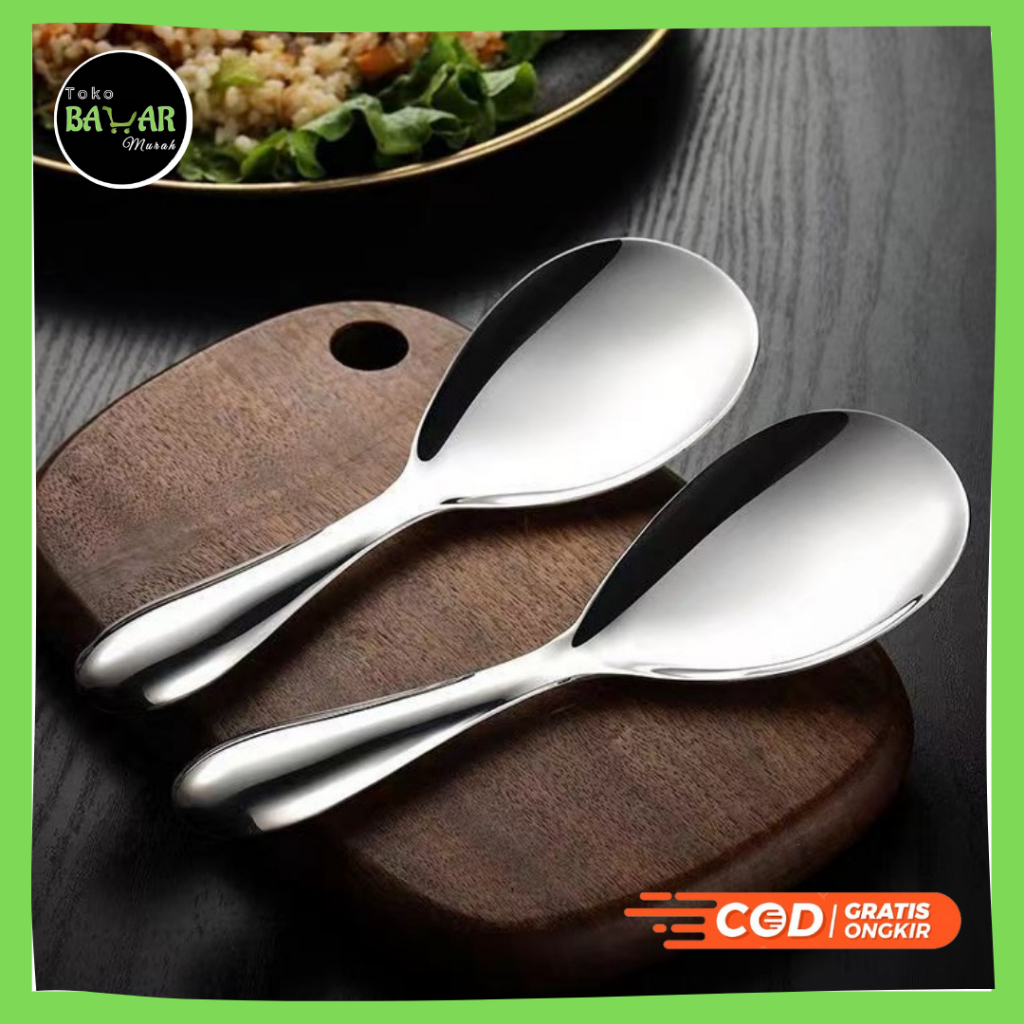 Jual Centong Nasi Stainless Steel / Centong Nasi Tebal Stainless ...