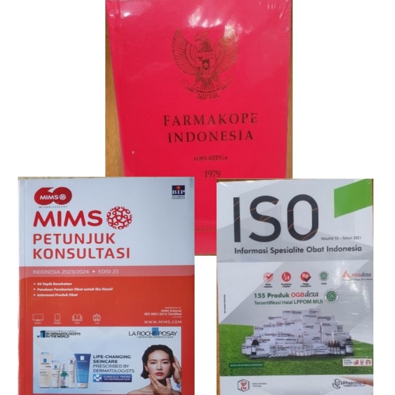Jual Paket 3 Farmasi ( ISO, MIMS Konsultasi ed. 23 th 2023 - 2024 ...