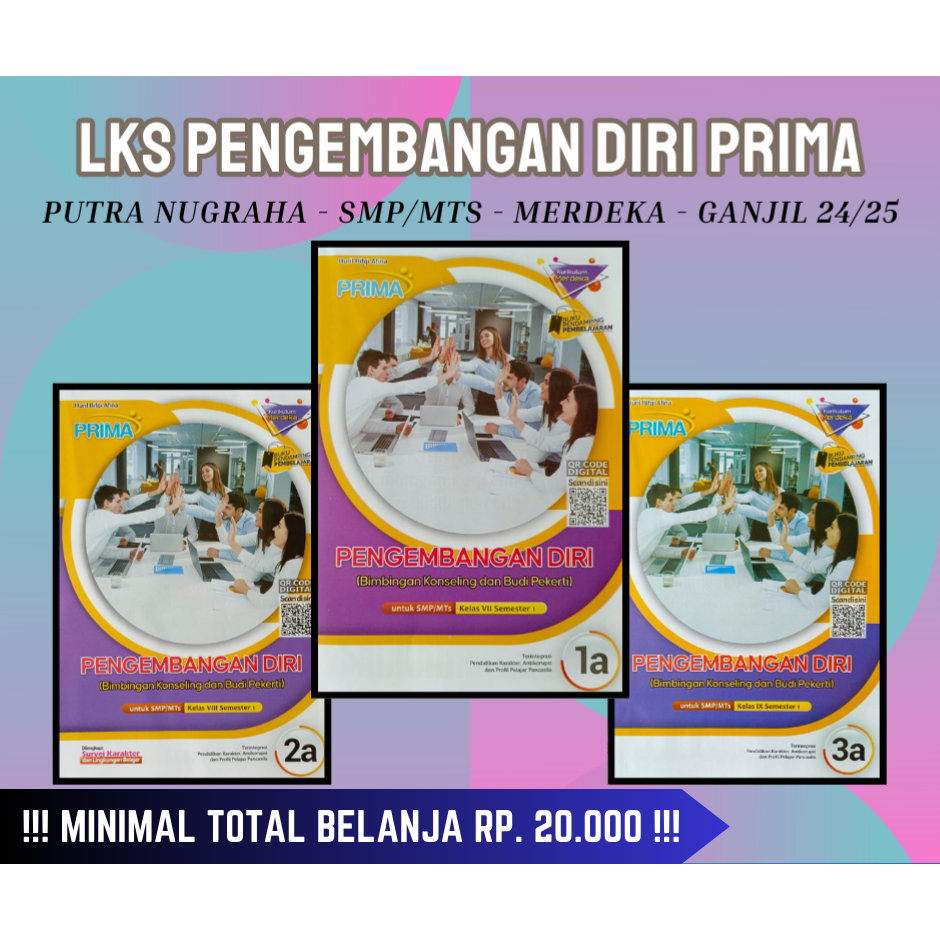 Jual Buku LKS Pengembangan Diri PRIMA Putra Nugraha SMP/MTS Merdeka ...