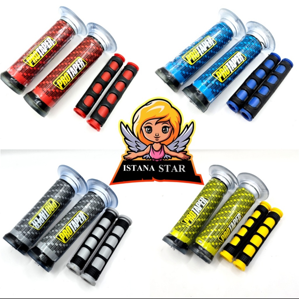 Jual KARET HANDLE+HANDGRIP HAND GRIP HANDFAT PROTAPER KARBON CARBON ...