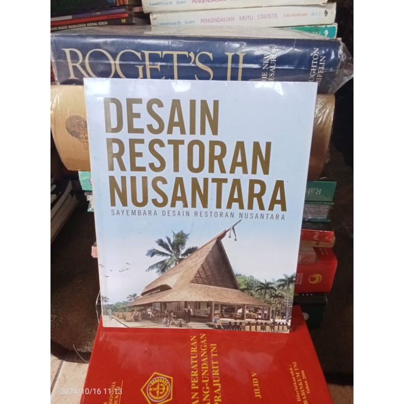 Jual ORI BARU BUKU DESAIN RESTORAN NUSANTARA SAYEMBARA DESAIN RESTORAN ...