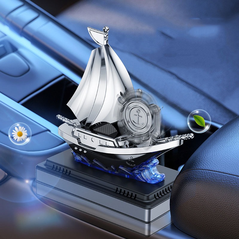 Jual Parfum Mobil MEWAH dengan Desain Kapal Yang dapat Berputar secara ...