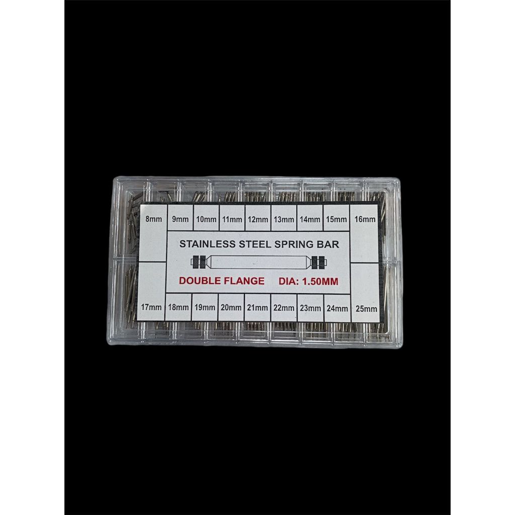 Jual en spring bar box ukuran lengkap tebal 1.5mm alat service jam ...