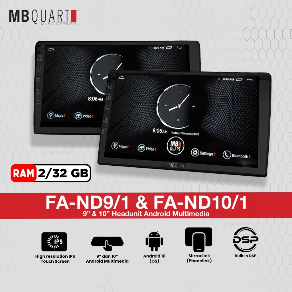 Jual Head Unit Android MB Quart FA-ND9/1 | Shopee Indonesia