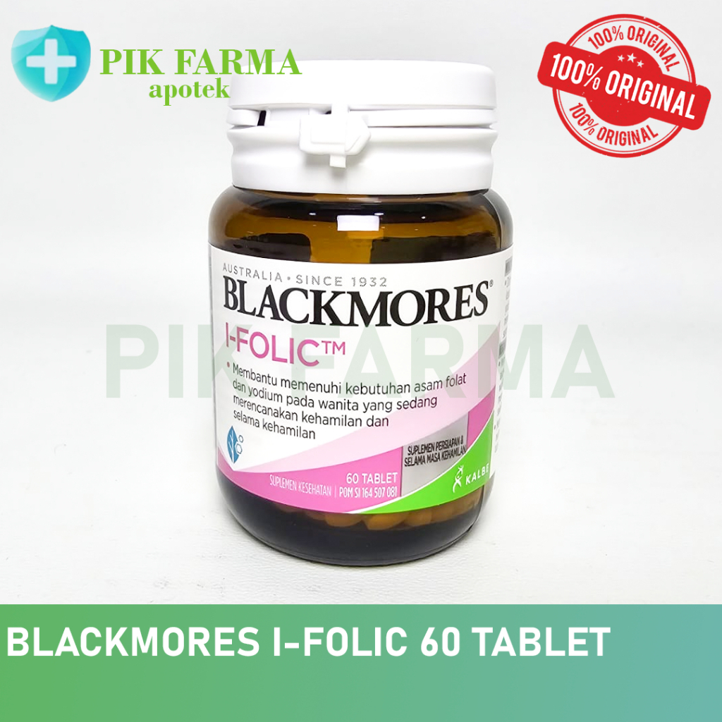 Jual Blackmores I - Folic 60 tablet Suplemen ibu hamil | Shopee Indonesia