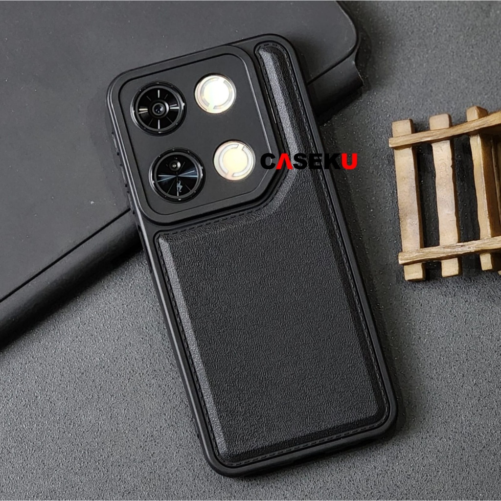 Jual Itel P65 Case Leather Pro Kamera Black Case Itel P65 | Shopee ...