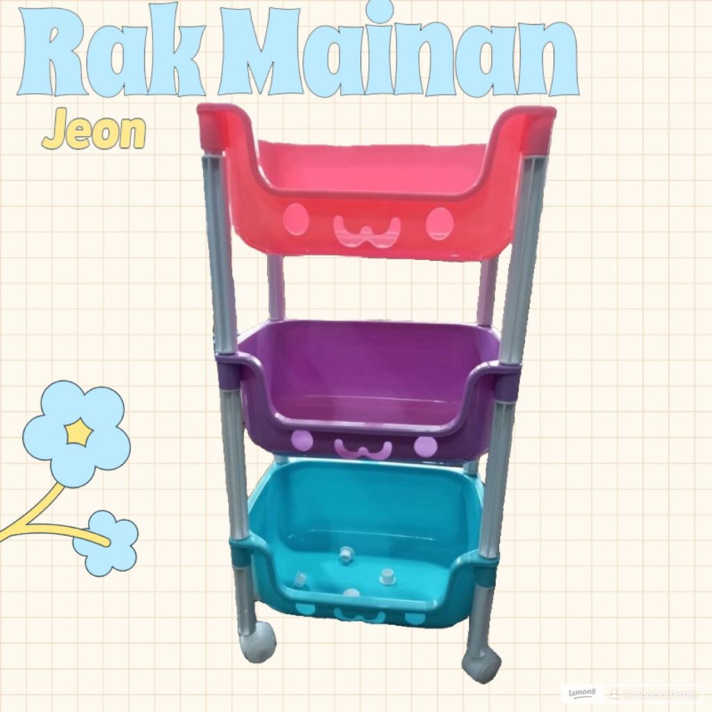 Jual RAK MAINAN RAK SERBAGUNA RAK SUSUN (JEON ASLI) | Shopee Indonesia