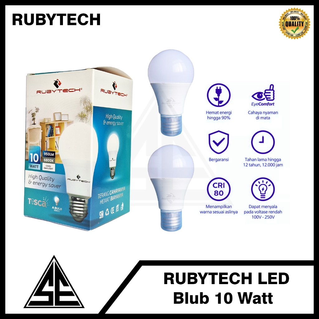Jual LAMPU LED RUBYTECH 10 Watt | Shopee Indonesia