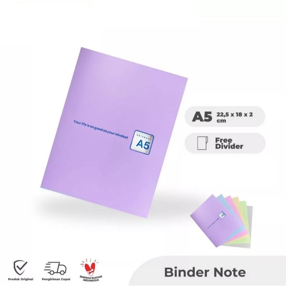 Jual BINDER NOTE A5 TOPLA PASTEL | Shopee Indonesia