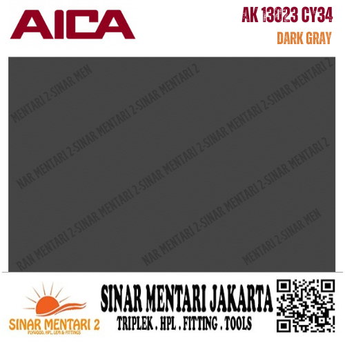 Jual AICA HPL AK 13023 CY34 Dark Gray | Shopee Indonesia
