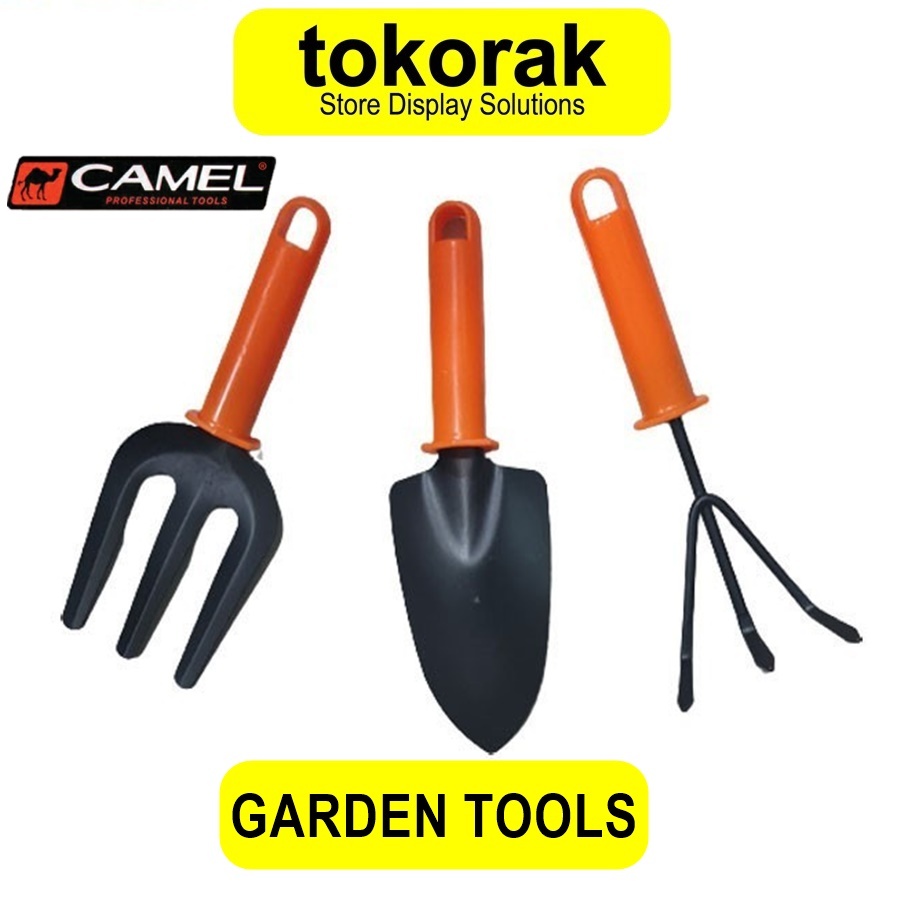 Jual GARDEN TOOL 3IN1 SEKOP TAMAN SET 3 PCS CAMEL GARDEN TOOLS ALAT ...
