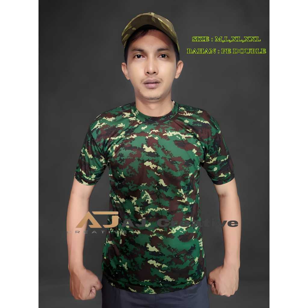 Jual KAOS LORENG ARMY DRYFIT NKRI | BAJU KAOS LORENG OBLONG HARIAN BAHAN MENYERAP KERINGAT DAN ...