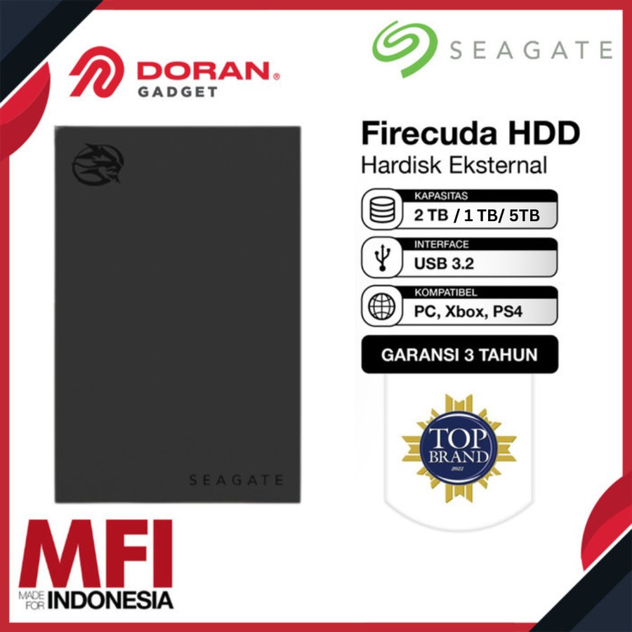 Jual Seagate Hardisk Eksternal/ Firecuda Gaming HDD 2.5/ Hard Drive LED ...