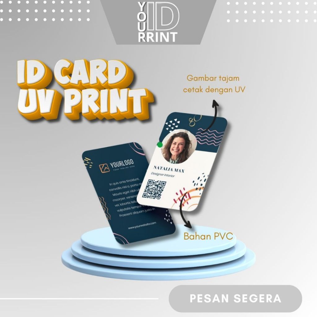 Jual Cetak ID Card / Plastic PVC / Kartu Member / ID Card Karyawan ...