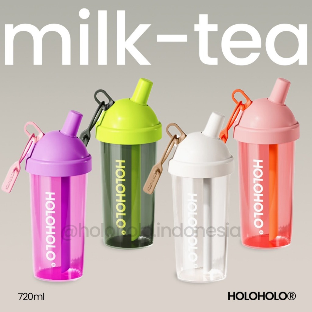 Jual Pre-Order HOLOHOLO Milk Tea Cup Tritan 720ML | Shopee Indonesia