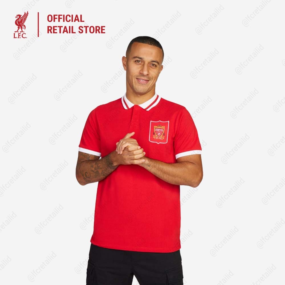 Jual Liverpool FC Lfc Mens 95-96 Home Polo Men - Official LFC Polo ...
