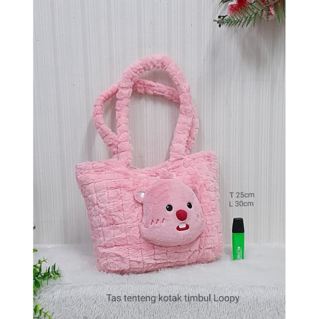 Jual Tas Tote Bag Loopy - Tas Tenteng Loopy Timbul | Shopee Indonesia