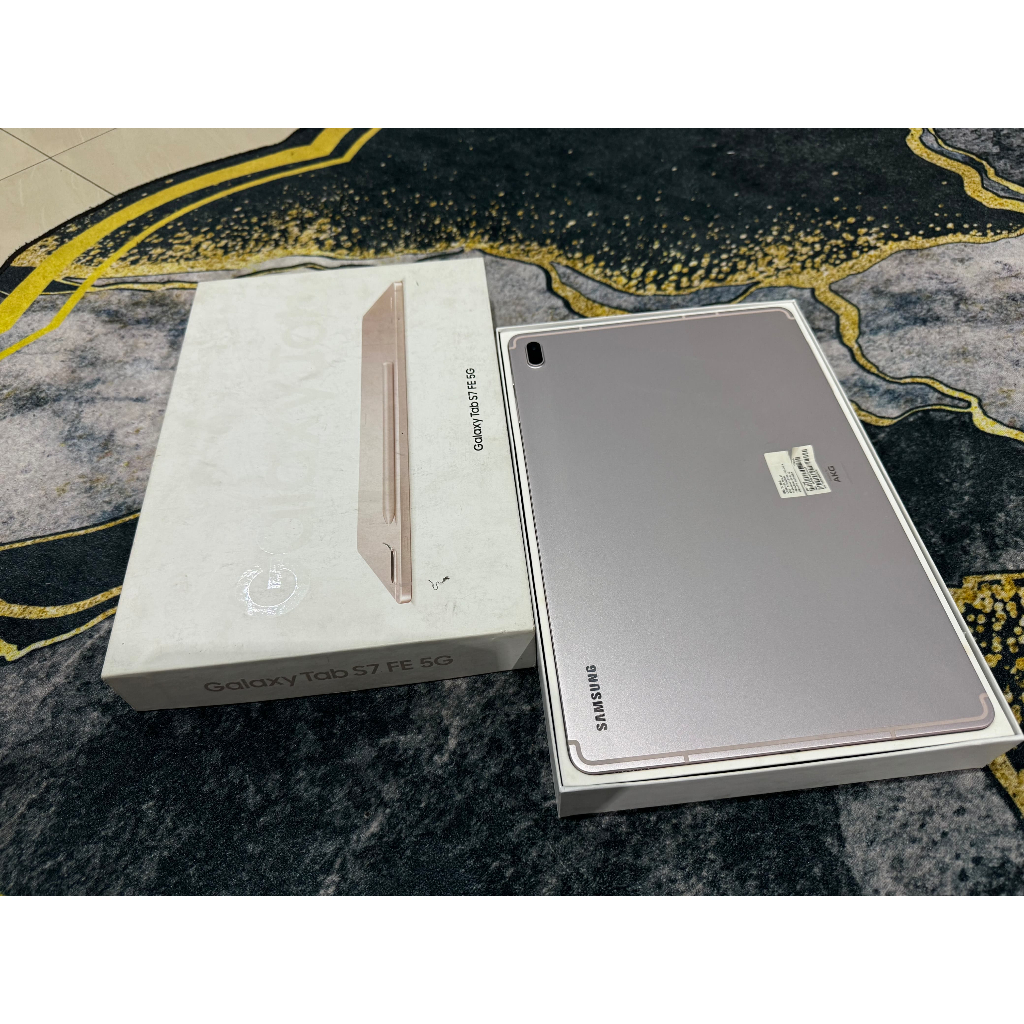 Jual SAMSUNG TAB S7 FE 5G MYSTIC PINK 6/128 LENGKAP SEGEL MULUS NOMINUS ...