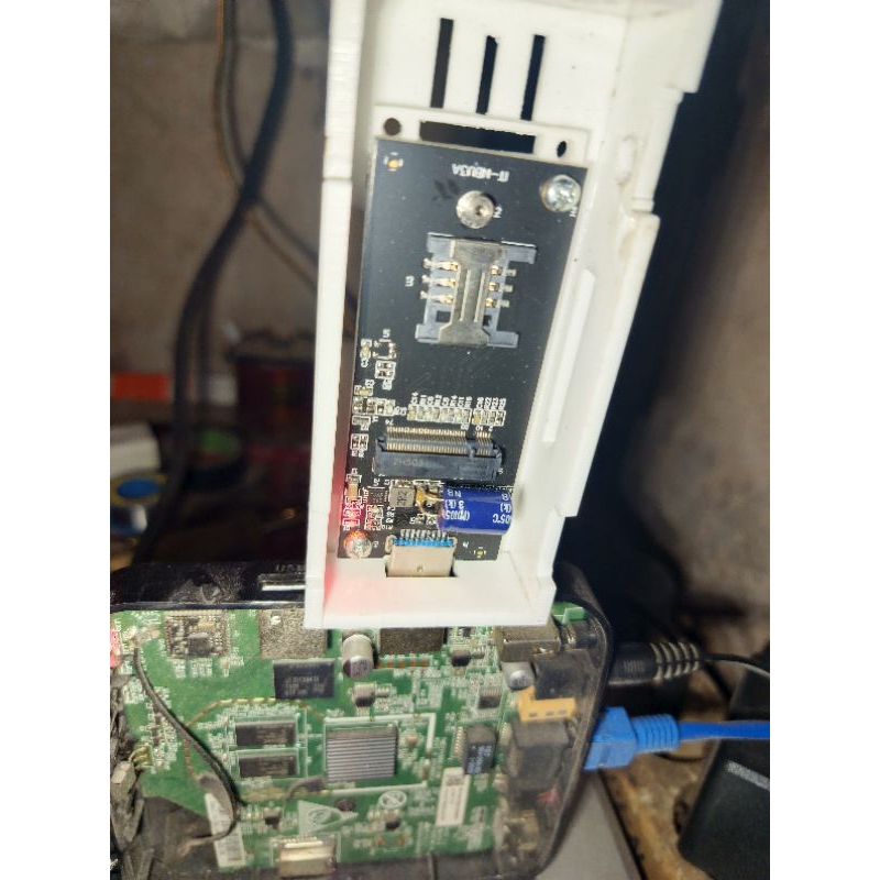 Jual Adaptor NGFF key B to USB dengan slot sim | Adaptor M2 to USB 3.0 ...