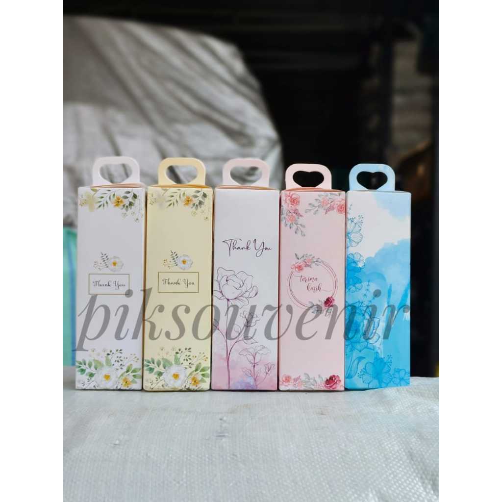 Jual 100pcs kemasan box botol tentengan motif cantik untuk botol ...