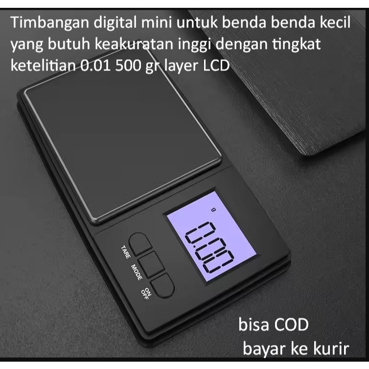 Jual Timbangan digital mini untuk benda benda kecil yang butuh ...