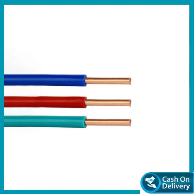 Jual KABEL listrik kawat tunggal NYA 1x1,5mm merah hitam biru kuning ...
