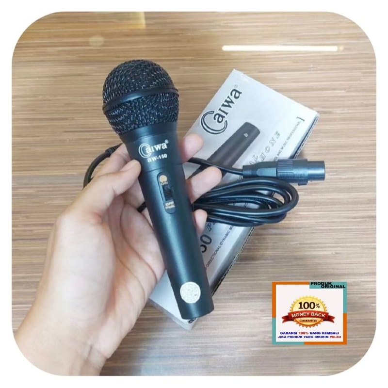 Jual Mic Karaoke Microphone Kabel Suara Bagus Original Mikrofon Colokan ...