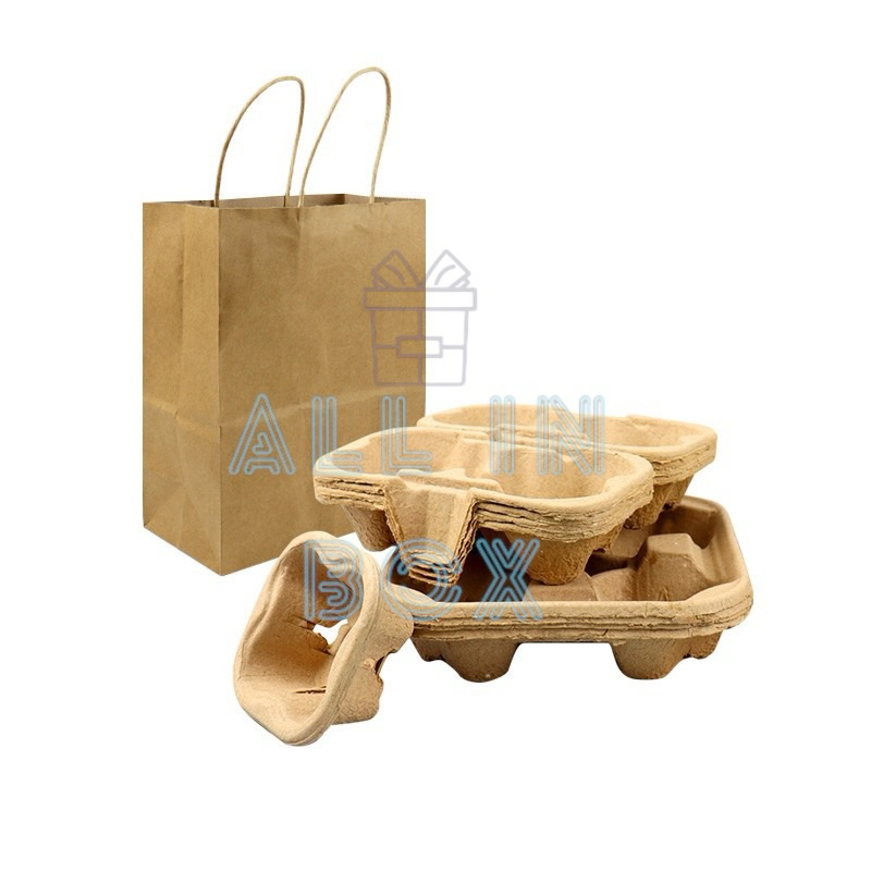 Jual BAGASSE TRAY CUP HOLDER 2 in 1 BESTFRESH - TATAKAN GELAS TAKE AWAY ...