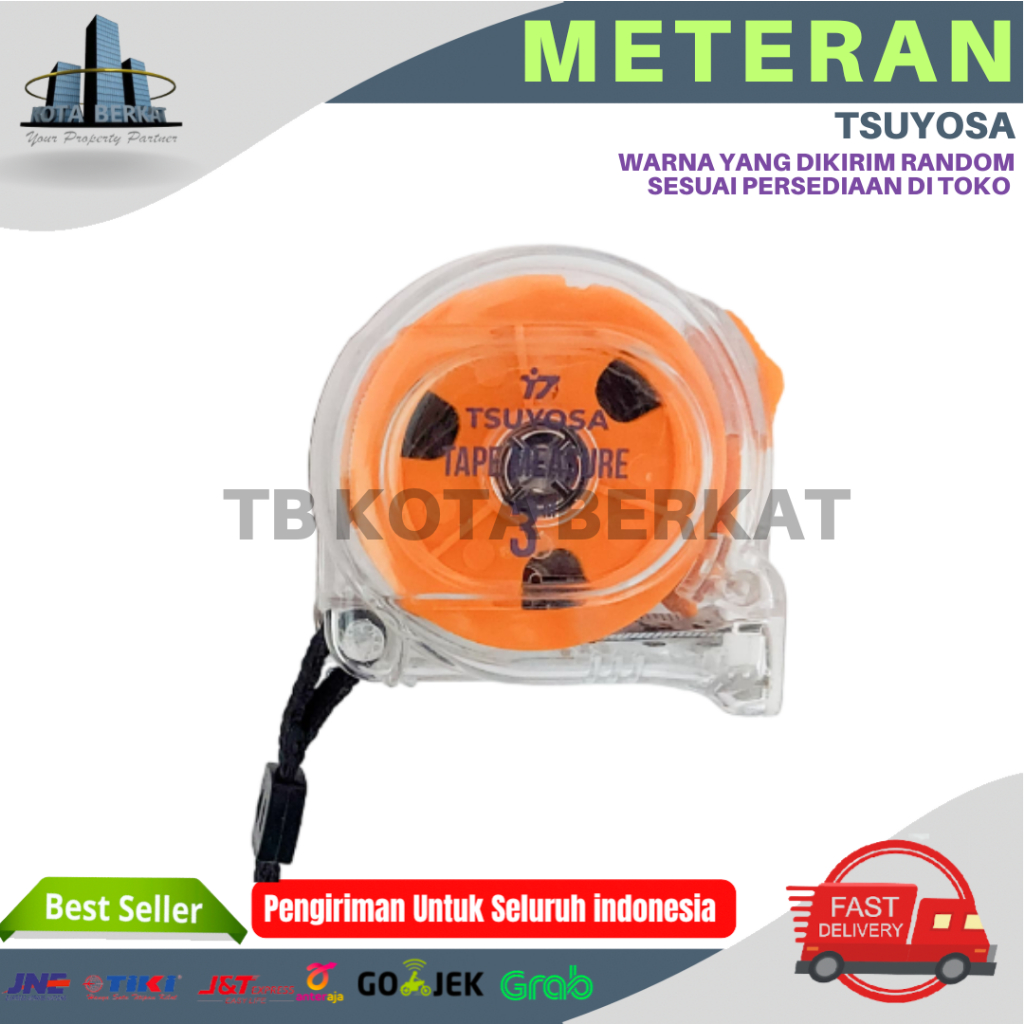 Jual METERAN TUKANG / METERAN BANGUNAN / MEASURE TAPE | Shopee Indonesia