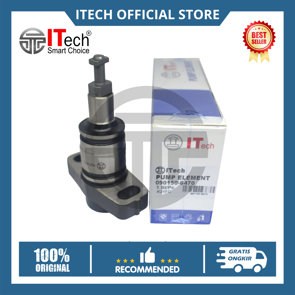Jual Plunger Hino Lohan 090150-6470 Asli ITech Element Injection Pump ...