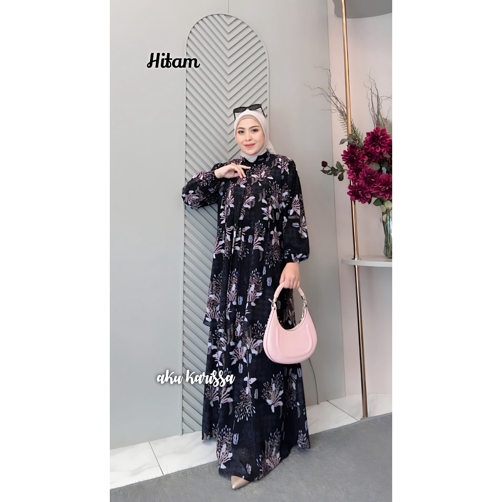 Jual BELVA AUREL NATASYA GAMIS MALAY ORIGINAL BY AKU KARISSA DRESS ...