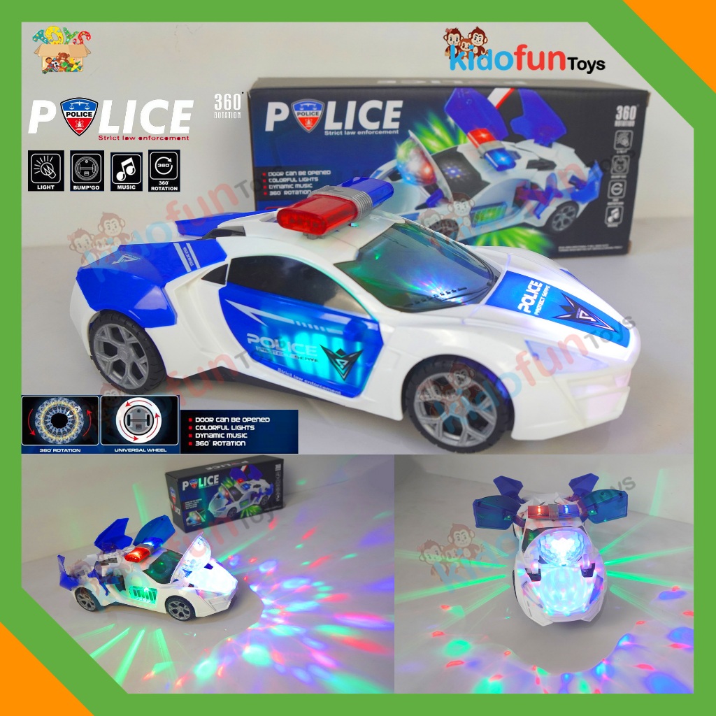 Jual Mainan Anak Mobil Mobilan Sedan Polisi Ada Suara dan Lampu LED ...