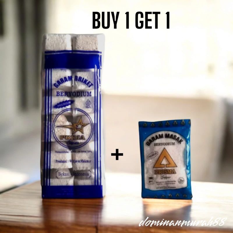 Jual GARAM BATA BUY 1 GET 1 PRIMA SUPER 500 GRAM + GARAM PRISMA SUPER ...