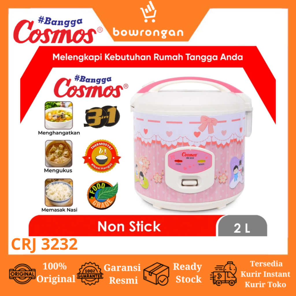 Jual Cosmos Rice Cooker - Penanak Nasi Kapasitas Besar CRJ-3232 ...