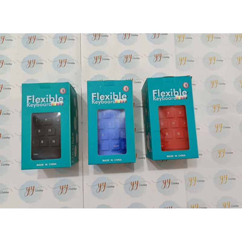 Jual KEYBOARD KARET MINI/ KEYBOARD FLEXIBEL MINI WARNA WARNI | Shopee ...