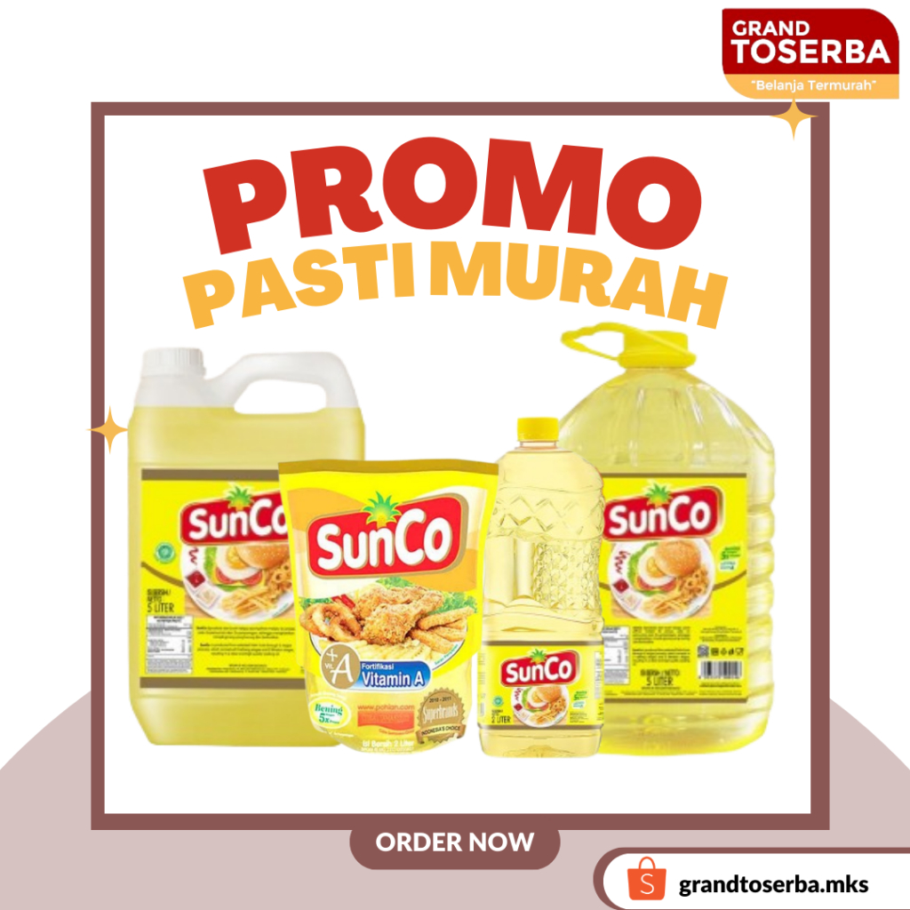 Jual Sunco Minyak Goreng Semua Ukuran Pouch, Botol, Jerigen 1Liter ...