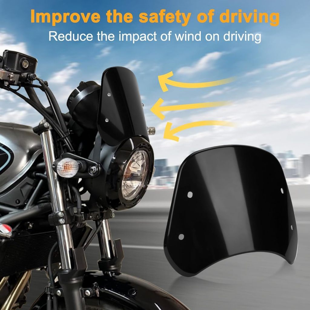 Jual 5-7" Windshield Sepeda Motor Universal Visor Mount Bracket Untuk ...