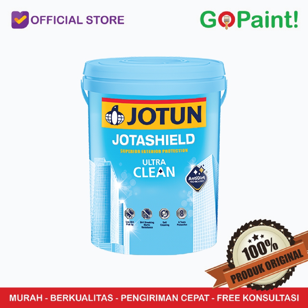 Jual Cat Tembok Eksterior | Jotun Jotashield Ultra Clean Tinting ( Bisa Request Warna ) 2,5 L ...
