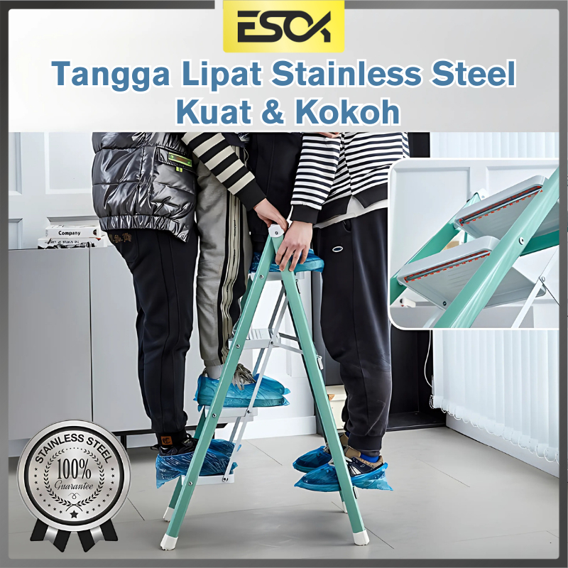 Jual ESOK Tangga Rumah Tangga Lipat Tangga Dapur Kecil Lipat Step Stool ...