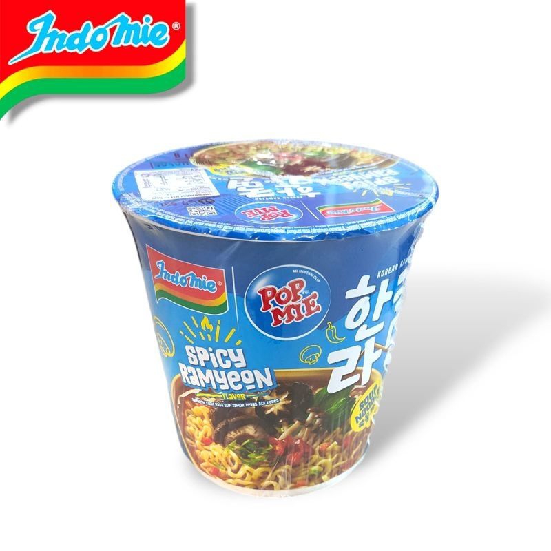 Jual INDOMIE CUP SPICY RAMYEON - mi kuah sup jamur pedas - MIE INSTAN PREMIUM korean ramyeon pop ...